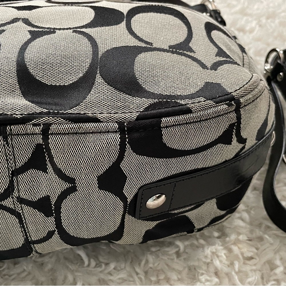 Coach Signature Collection Logo Fabric And Leather Ho… - Gem